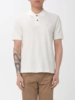 Emporio Armani Cotton Polo Shirt - White