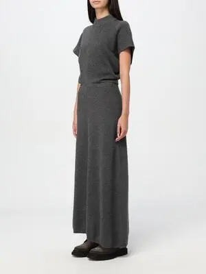 Brunello Cucinelli Ribbed Knit Maxi Dress