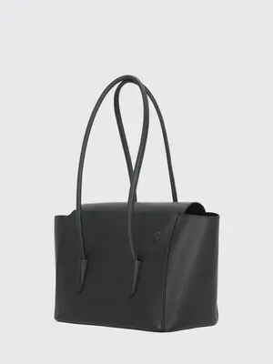 COCCINELLE Double Beat Grained Leather Bag - Black