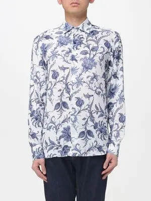 Etro Casual Silk Shirt With Paisley Print - White