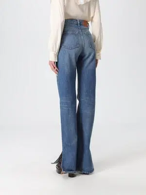 Chloé Flared Cotton Denim Trousers