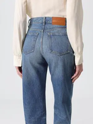 Chloé Flared Cotton Denim Trousers