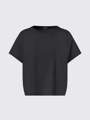 Fabiana Filippi Cotton Jersey T-shirt With Drop Shoulder - Blue