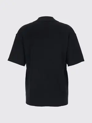 PAROSH P.a.r.o.s.h. Dropped Shoulder Polo Shirt In Viscose Blend