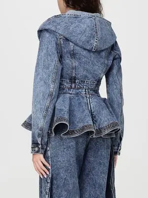 Alaïa Denim Hooded Jacket