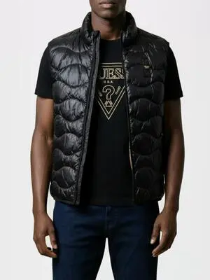 BLAUER. Padded Nylon Vest - Black