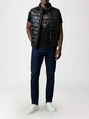 BLAUER. Padded Nylon Vest - Black