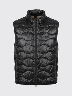 BLAUER. Padded Nylon Vest - Black