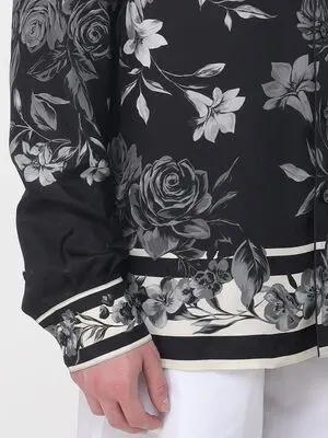 Dolce & Gabbana Silk Shirt With Floral Print