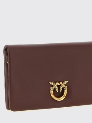 Pinko Love Bag Click Horizzontal Classic Leather Bag - Wine