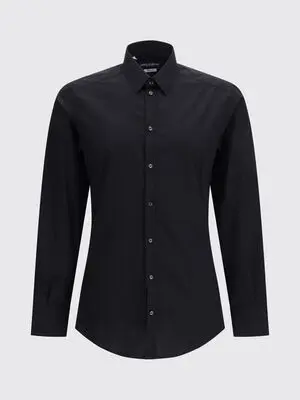 Dolce & Gabbana Classic Stretch Cotton Shirt - Black