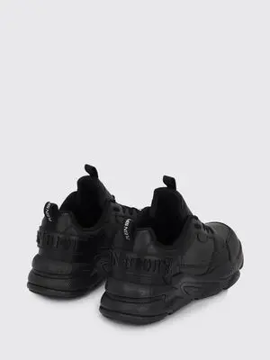 PLEIN SPORT Ghost X Leather Sneakers - Black 1