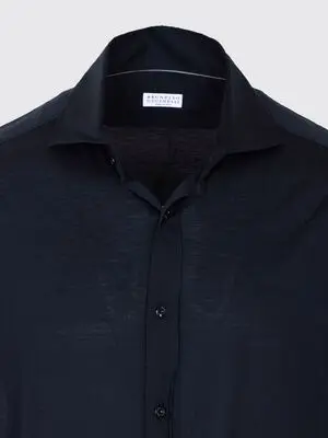 Brunello Cucinelli Casual Silk And Cotton Shirt