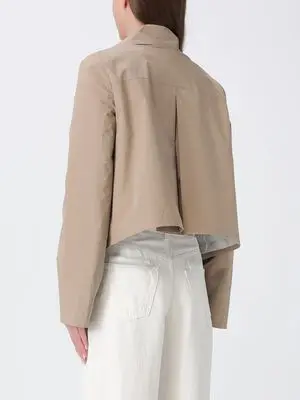 Emporio Armani Double Breasted Cotton Trench Coat