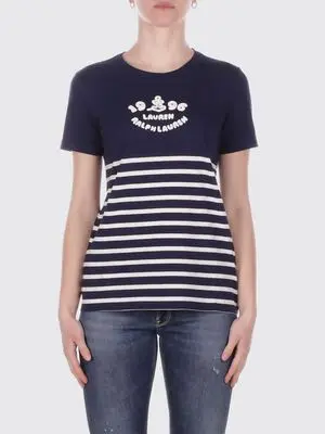 Ralph Lauren Striped Cotton T-shirt - Blue