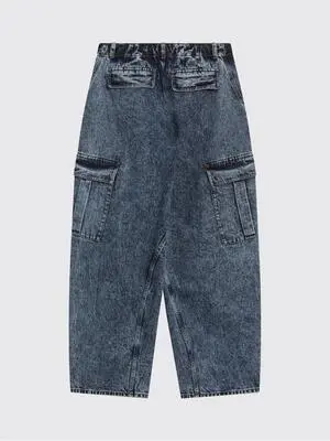 Alaïa Wide-leg Denim Jeans With Drawstring