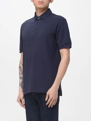 Etro Cotton Polo Shirt With Pegaso Logo