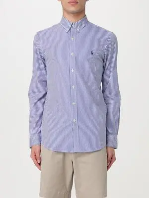 Polo Ralph Lauren Stretch Cotton Casual Shirt - Blue