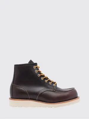 Red Wing Classic Moc Toe Leather Ankle Boots - Brown
