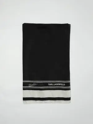 Karl Lagerfeld Wrap Skirt With Contrasting Stripes