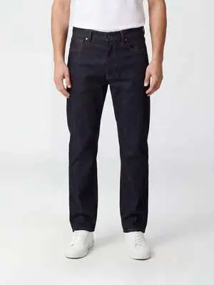 Stone Island Regular Fit Cotton Denim Jeans With Rear Compass Logo - Blue