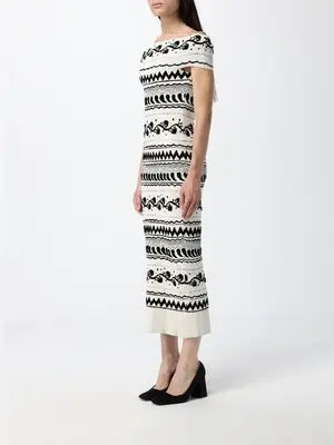 Alberta Ferretti Knit Midi Dress