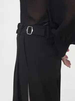 Patrizia Pepe Crepe Wide Leg Trousers