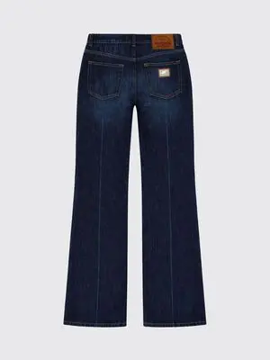 Dolce & Gabbana Straight Jeans In Cotton Denim