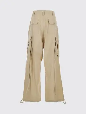 PAROSH High-waisted Wide-leg Cargo Pants
