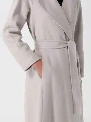 PALTO' Belted Coat - White