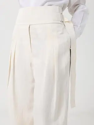 ENTIRE STUDIOS Linen Blend Palazzo Trousers