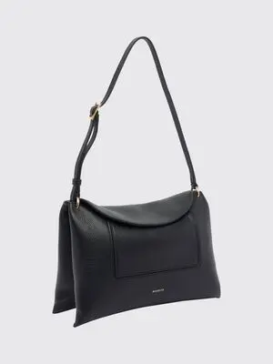 WANDLER Penelope Shoulder Bag In Calf - Black