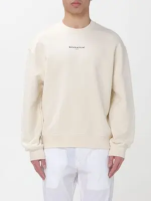 Maison Kitsuné Organic Cotton Crewneck Sweatshirt - Beige