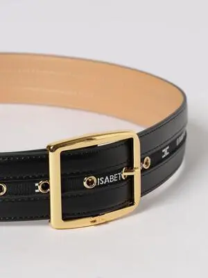 Elisabetta Franchi Synthetic Leather Belt With Logo