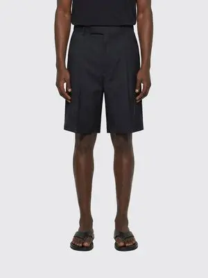 JIL SANDER Virgin Wool And Mohair Tailored Shorts - Blue