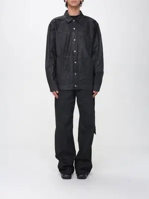 Rick Owens Jumbo Worker Denim Jacket - Black
