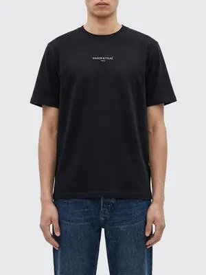 Maison Kitsuné Cotton T-shirt With Mini Logo - Black