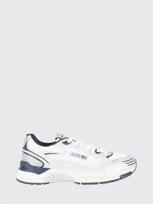 AUTRY Hyperway Sneakers In Synthetic Leather And Mesh - Silver