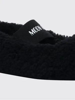 Moon Boot Bianca Shearling Ballerinas - Black