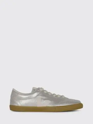 VEJA Volley O.t. Laminated Leather Sneakers - Silver