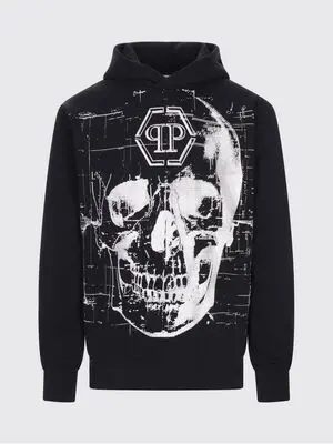 Philipp Plein Graphic Skull Print Hoodie