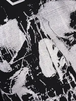 Philipp Plein Graphic Skull Print Hoodie