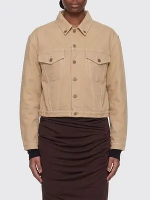 ENTIRE STUDIOS Cotton Denim Jacket Beige
