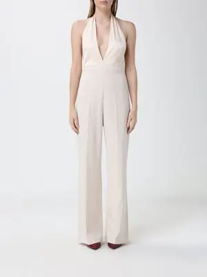 Patrizia Pepe Halter Neck Jumpsuit - Ivory