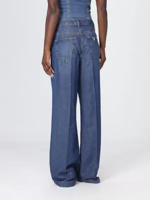 Liu Jo Wide-leg Jeans With Rhinestone Embellishments