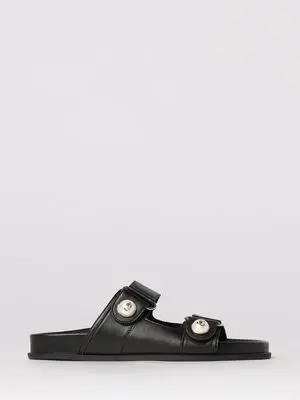 JIMMY CHOO Fayance Leather Sandal - Black
