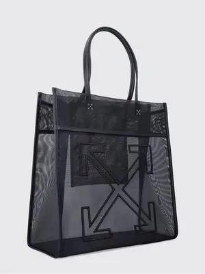 Off-White Mesh Market Tote Bag