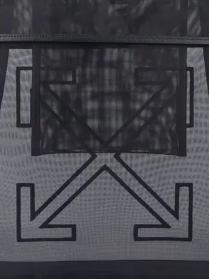 Off-White Mesh Market Tote Bag