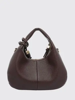 GANNI Hobo Bag In Recycled Fabric With Monogram Pattern And Butterfly Charm