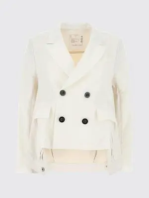 Sacai Double-breasted Wool Blazer